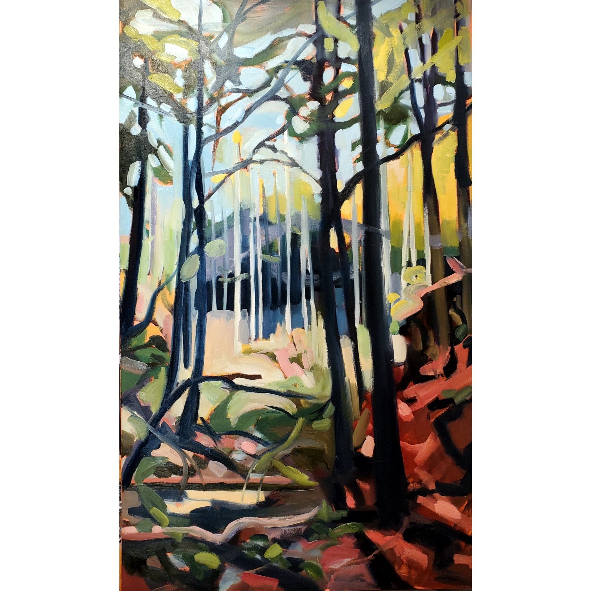 24x40" Into the Gorge | Michelle Reid Art