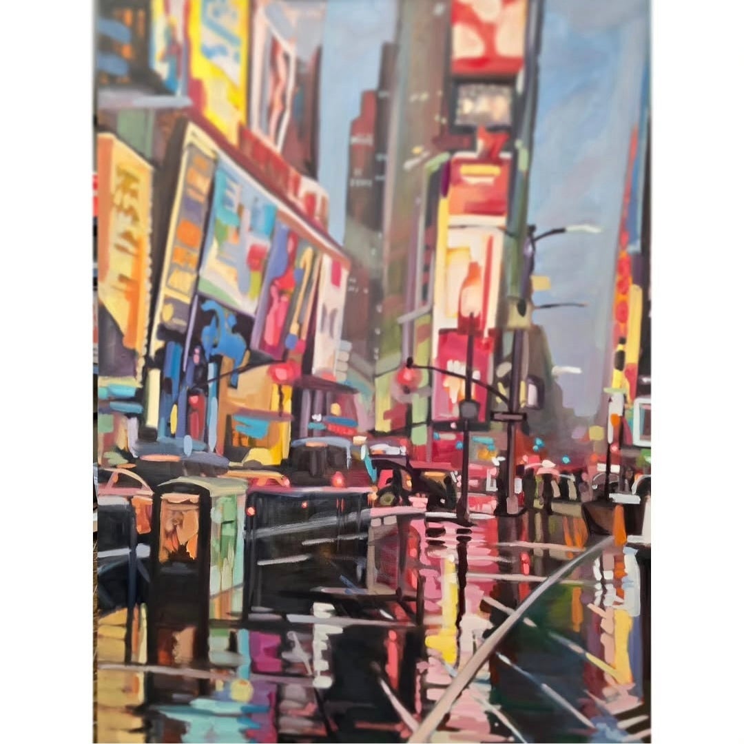 36x48" Concrete Jungle | Michelle Reid Art